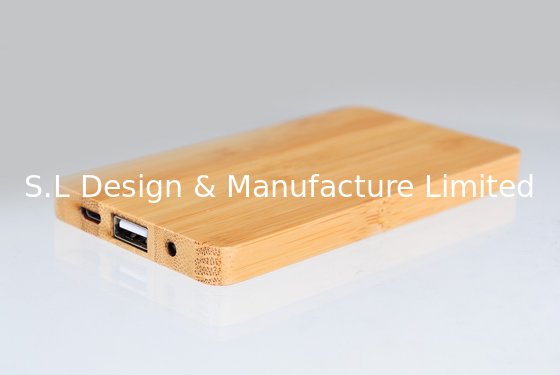 2016 Newest Portable Charger, Fashion Wood Bamboo Design Super Slim 4000mAh Power Bank For iPhone Smartphone Tablet supplier