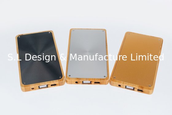 2016 Newest Portable Charger, Fashion Wood Bamboo Design Super Slim 4000mAh Power Bank For iPhone Smartphone Tablet supplier