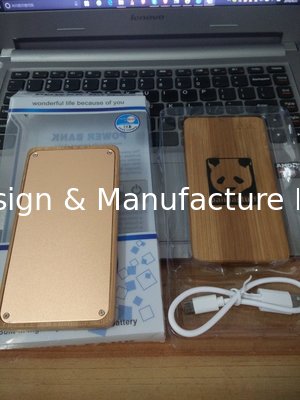 Custom engrave logo Fashion Wood Bamboo Design Super Slim 4000mAh Power Bank For iPhone Smartphone Tablet supplier