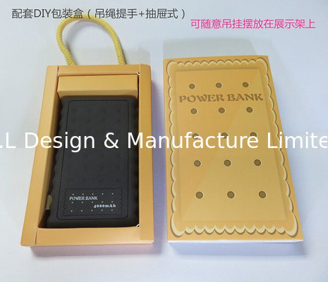 promotional gift 4000mah food biscuit shaped power banks supplier