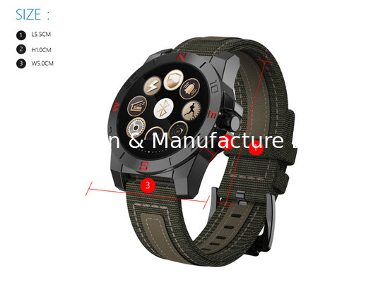 round screen N10 smartwatch 1.22'' heart rate monitor bluetooth 4.0 compass ip67 waterproof sport watch support ios and supplier