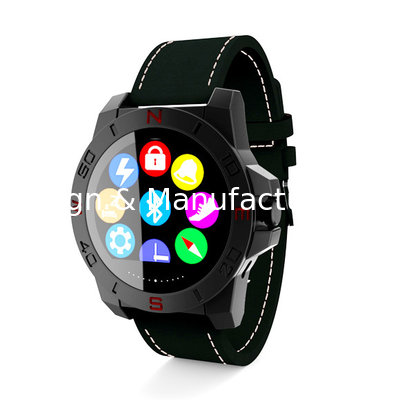 Round screen IP67 waterproof smart watch N10 with compass/bluetooth music playing charm bracelet and silicone energy bra supplier