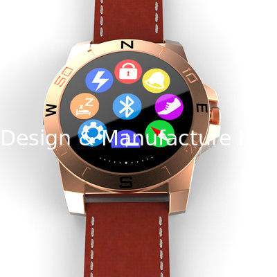 Round screen IP67 waterproof smart watch N10 with compass/bluetooth music playing charm bracelet and silicone energy bra supplier