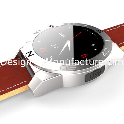 Round screen IP67 waterproof smart watch N10 with compass/bluetooth music playing charm bracelet and silicone energy bra supplier