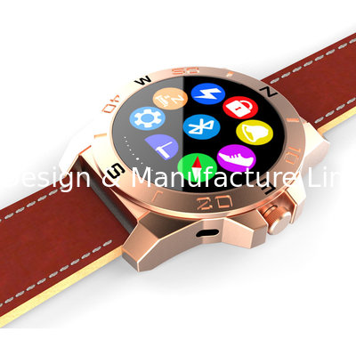 Round screen IP67 waterproof smart watch N10 with compass/bluetooth music playing charm bracelet and silicone energy bra supplier