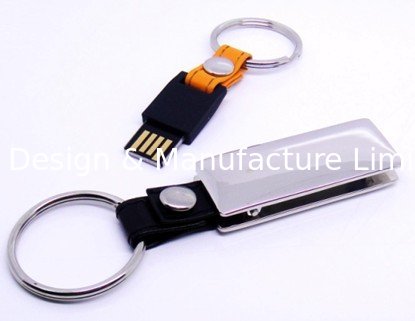 High quality genuine leather USB Flash Memory usb flash drive with embossed stamp logo supplier