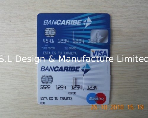 Full color logo printing credit card usb business card usb flash drive usb memory stick supplier