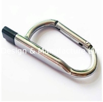 Fashion USB drive metal carabiner usb flash memory supplier