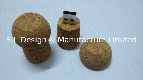 promotion wood cork usb flash memory supplier