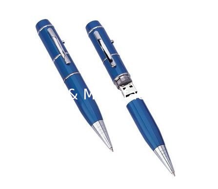 OEM Pendrive 2GB  4GB  8GB Metal Silver USB Pen Drive With Logo Custom And LED Light supplier