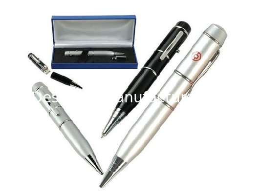 OEM Pendrive 2GB  4GB  8GB Metal Silver USB Pen Drive With Logo Custom And LED Light supplier