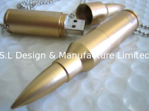 OEM Pendrive 2GB  4GB  8GB Metal Silver USB Pen Drive With Logo Custom And LED Light supplier