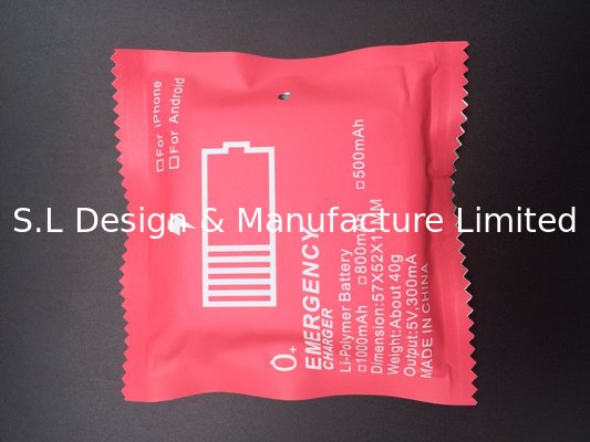 newest super mini aluminum 800mah 1000mah power bank for Iphone Samsung IOS andriod system supplier