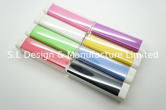 portable mobile phone charger lipstick power banks 3000mAh mini travel charger supplier