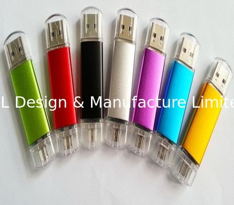Customized OTG usb flash drive wholesale for mobile phone supplier