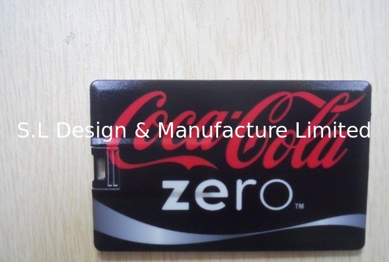 Chinese Bulk Promotion OEM Logo Ultra Thin Credit Card USB Flash Drive supplier