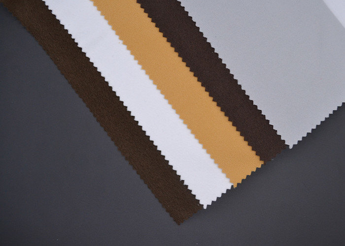Tricot Knitted Backing Cloth , Imitate Cotton Velour Fabric Multipurpose For Home Textile