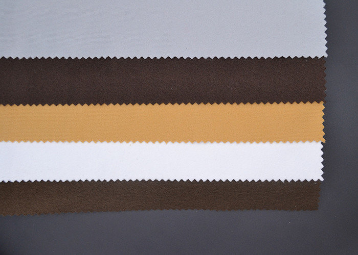 260gsm Backing Cloth , Polyester Velour Fabric Warp Knitting Custom Color