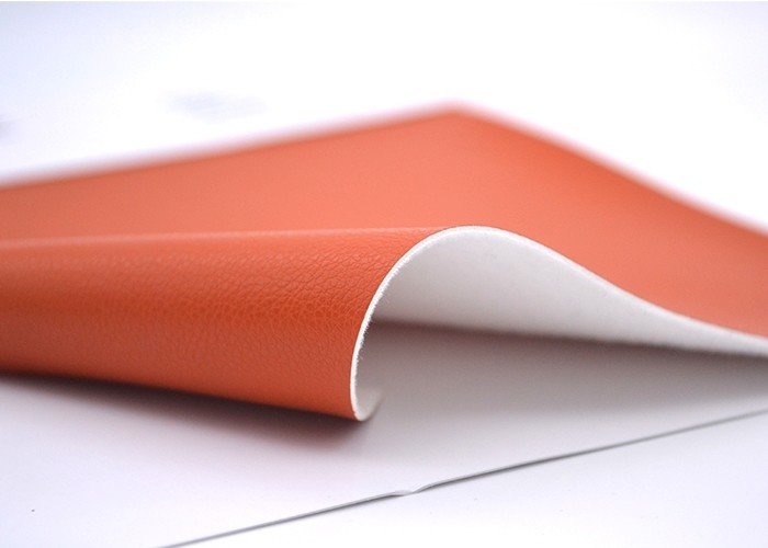 Imitate Velveteen Backing Eco Friendly Faux Leather 1.0MM Thickness For Sofa
