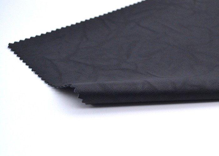 Customized Color Garment Leather Fabric , Faux Leather Cloth 137CM Width