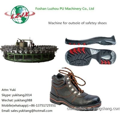 PU Footwear Machinery Injection Machine for Sole Safety Shoes