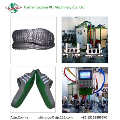 China Machinery Manufacturer Insole and Outsole Foam Rotary Type Automatic PU Machine