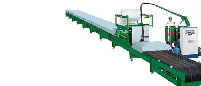 PU Color Steel Tile Production Line Equipment model:color steel tile foaming production line
