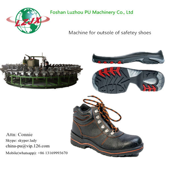 Two Color PU Injection Molding Machinery Making Sandals Machine