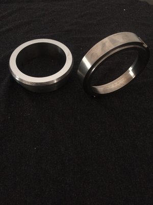 Tungsten Carbide Cemented Carbide Mechanical Face Seal / Spring Seal in Oil and Gas Field