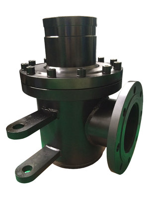 Right Angle connection DN100 hydraulic swivel fitting / water , air rotary union