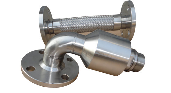 Water Hydraulic Rotary Joint / Flange connection of non-standard custom rotary