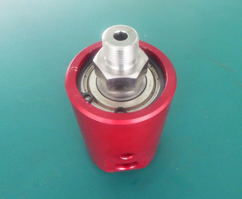 Aluminum Hydraulic Rotary Joint / union 4MPa 3500RPM 1/8''-2'' inch thread connection red shell