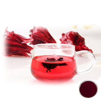 100% Natural Hibiscus Extract Water Soluble Hibiscus Sabdariffa Powder