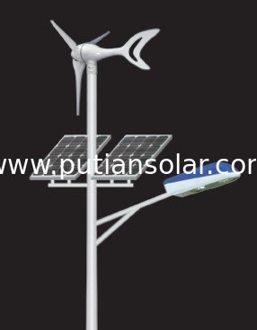 solar & wind hybrid LED street light supplier