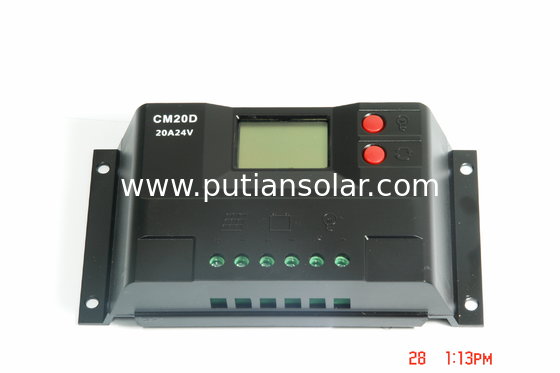 12V/24V 20A Intelligent CM20D PWM Solar Charge Controller with LCD display supplier