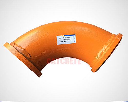 Sell Catcrete Concrete Pump Parts Outlet Elbow DN180AxR250-90 For Trailer Pump
