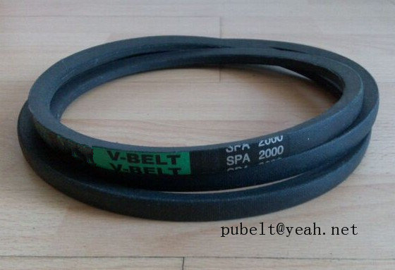 China SPA 2000 Rubber V Belt For transmission supplier
