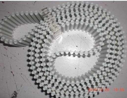 China HTD8M Double sided tooth industrial timing belt manufacturers in china for Ceramic industry supplier