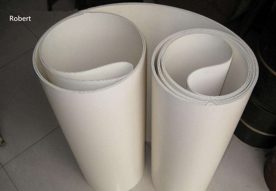 China Food Industrial Polyurethane Flat Conveyor Belts Oil Resistant 1mm - 8mm Thickness supplier