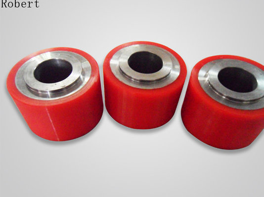 China Colorful Polyurethane Roller Wheels , High Capacity Urethane Coated Rollers Wheels supplier