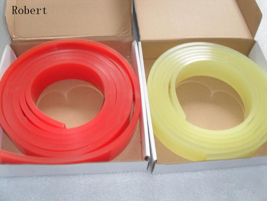 China 4 Meter Length Polyurethane Squeegees Roll For Ceramic Screen Printing supplier