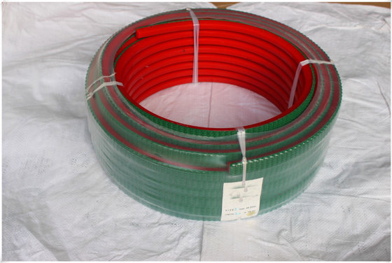 Green color  PVC Super Grip Belt Red PU V Belts Hardness 90A supplier