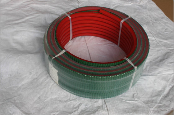 Abrasion Resistant Polyurethane V Belt Green color  PVC Super Grip Belt Red PU V Belts Hardness 90A supplier