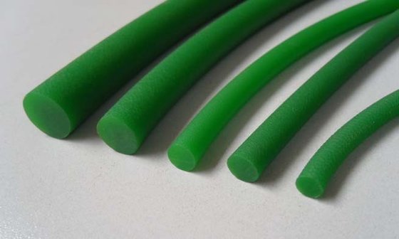 Polyurethane Round Belting Green Textured Round Belting supplier