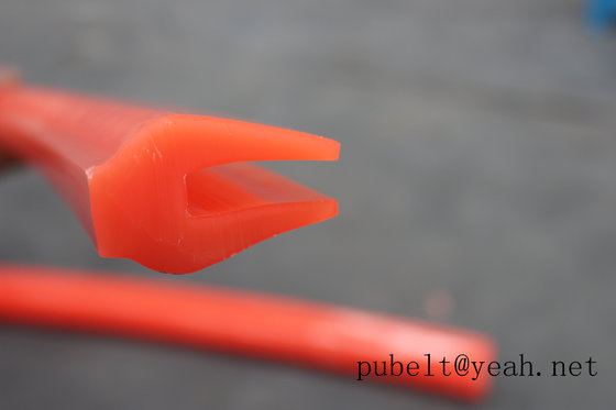 Extrusions U Shaped Capping PU Extruded belt PU extrusion capping u channel U Profile Belt supplier