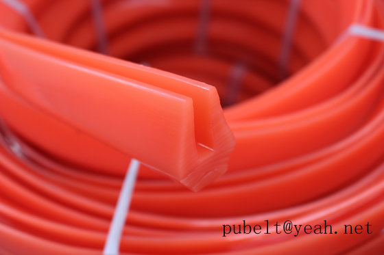 Extrusions U Shaped Capping PU Extruded belt PU extrusion capping u channel U Profile Belt supplier