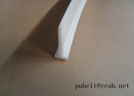 Conveyor Belt Skirt Guide-T profile PU Extruded   belt Polyurethane PU T Profile conducting bar extrusion baffle Textile supplier