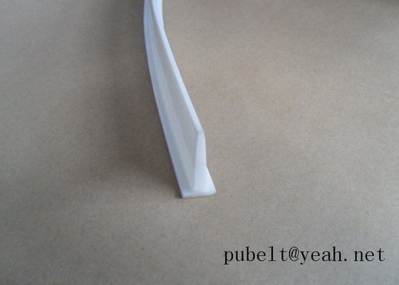 Conveyor Belt Skirt Guide-T profile PU Extruded   belt Polyurethane PU T Profile conducting bar extrusion baffle Textile supplier
