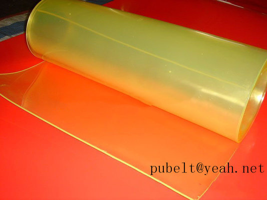 100% Polyether Polyurethane Pu Rubber Sheet  With smooth surface, No Bubble. supplier