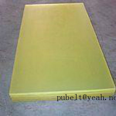 100% Polyether Polyurethane Pu Rubber Sheet  With smooth surface, No Bubble. supplier